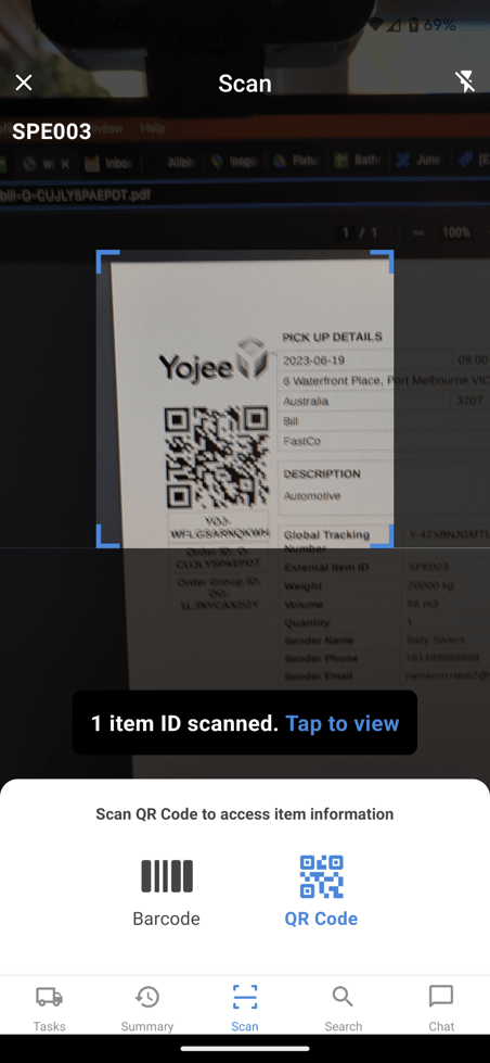 Driver-Scan to Action