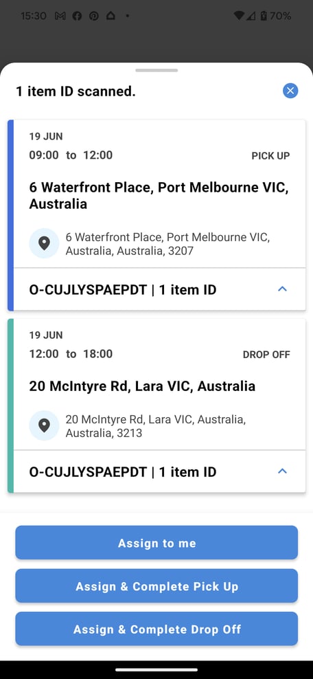 Driver-Scan to Action