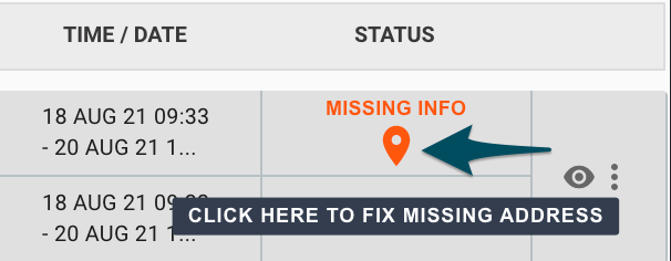 Why do I see Missing Info?