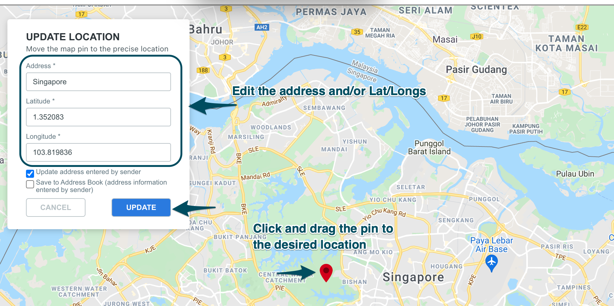 Why Is The Pin In The Wrong Location On The Map 
